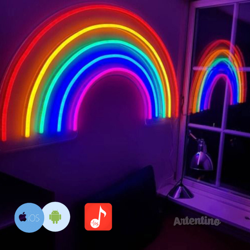 Cartel Neon Led Arcoiris 220v - ICBC Mall