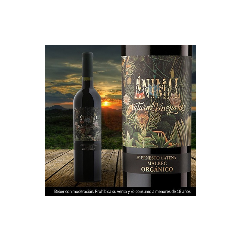 ANIMAL MALBEC ORGÃ NICO 750ML X 6 UNIDADES - ICBC Mall