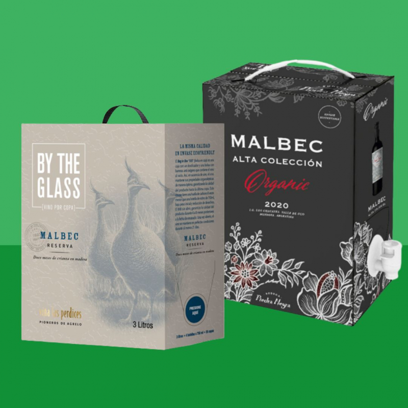 BAG IN BOX LAS PERDICES MALBEC + PIEDRA NEGRA MALBEC Celler Oferta AA ...
