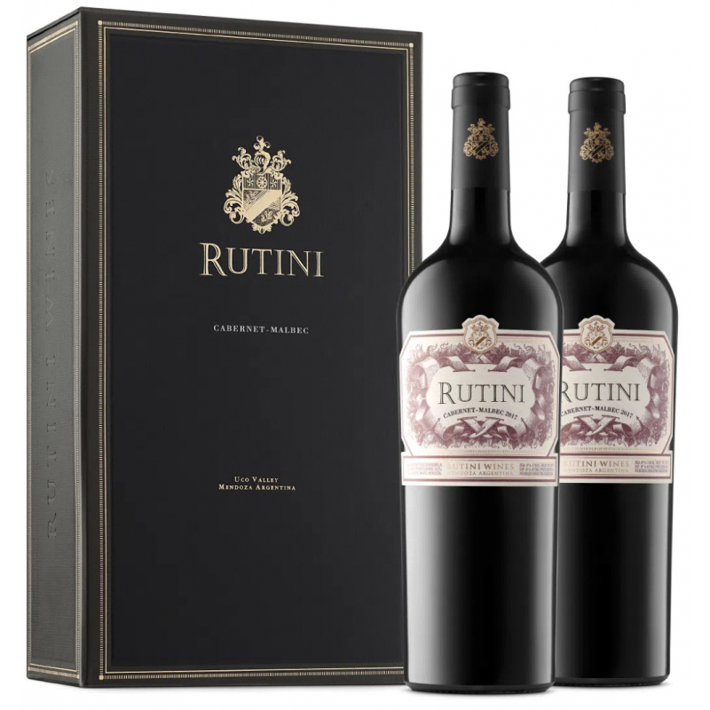 RUTINI CABERNET MALBEC ESTUCHE x2 Celler Oferta Rutini RUTINI CABERNET MALBEC ESTUCHE x2 Celler Oferta Rutini