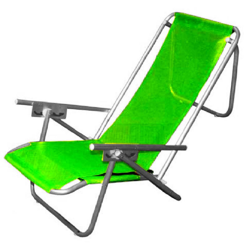 Reposera Sillon 5 Posiciones aluminio silla playa camping - ICBC Mall