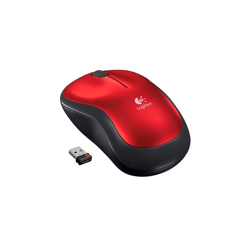 MOUSE LOGITECH WIRELESS M185 USB RED (PN910-003635) - ICBC Mall