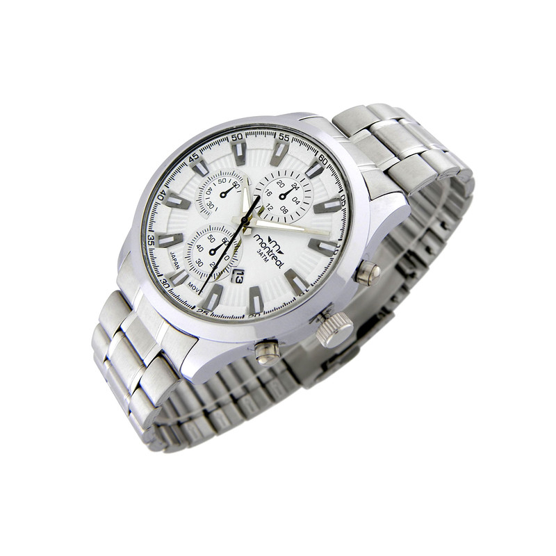 RELOJ BLANCO MONTREAL CALENDARIO - ICBC Mall