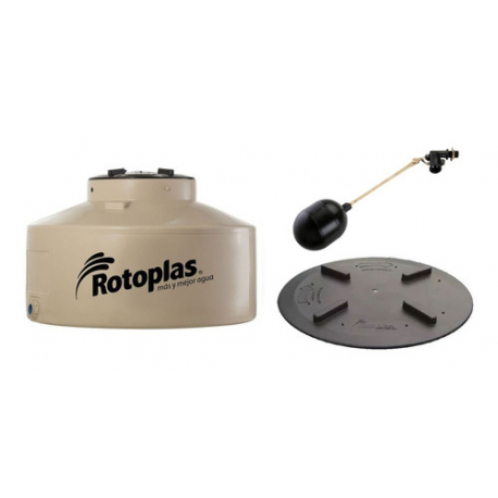 Tanque De Agua Rotoplas 1000 Litros Chato Tricapa + Flotante - ICBC Mall