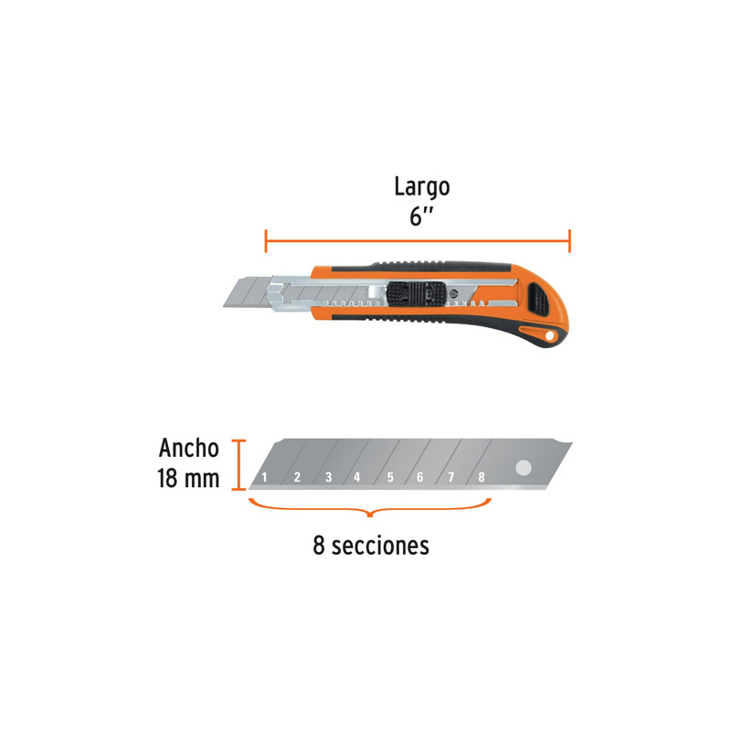 Cutter Profesional 18mm Truper 16977 Metalico Con Grip - ICBC Mall