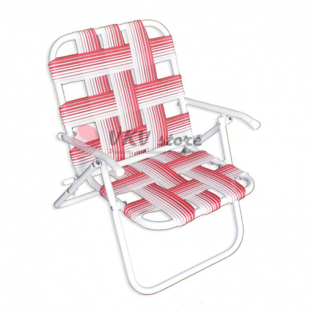 Reposera / Silla De Jardín Niño Reforzada ROJA - ICBC Mall