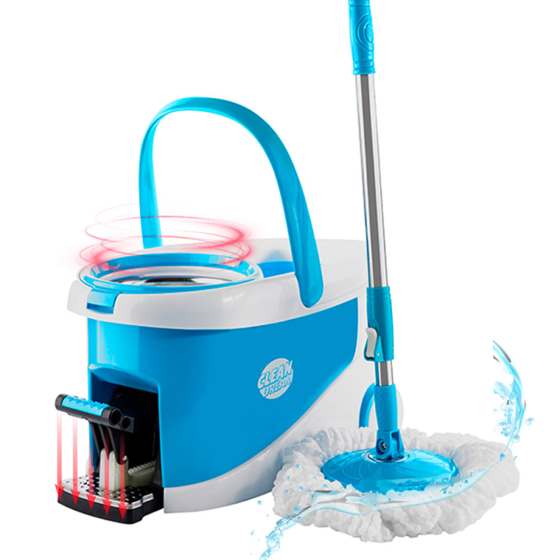 Mopa Gadnic Clean Dream con Balde Escurridor Centrífugo c/ Pedal ...